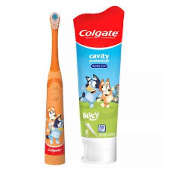 colgate | Other | New Sealed Colgate Bluey Gift Pack Powered Toothbrush ...
